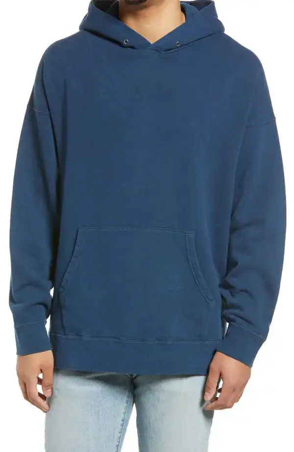 Visvim Jumbo Natural Dye Pullover Hoodie - Dark Indigo | Editorialist